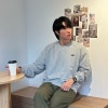 올어바웃뉴 남자 맨투맨 스웻셔츠 겨울 캐주얼 데일리룩 코디 추천 네이버 블로그